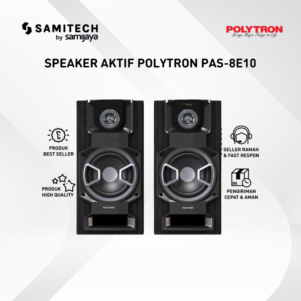 Jual SPEAKER AKTIF POLYTRON PAS-8E10 / PAS 8E10 BLUETOOTH BERGARANSI ...