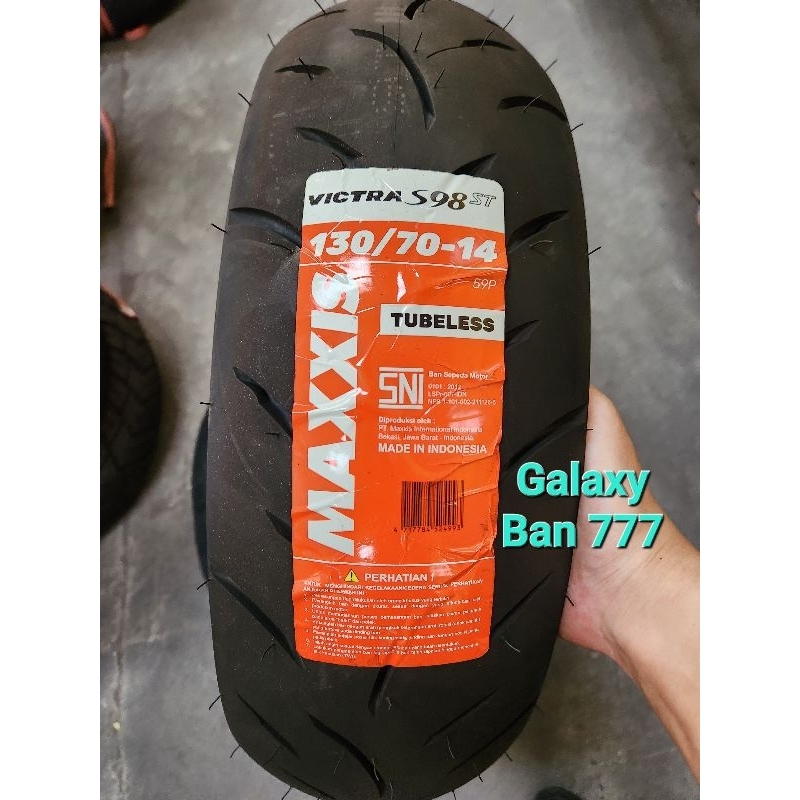 Jual Ban Motor Maxxis 130/70-14 Victra Tubeless Ban Belakang Aerox ...