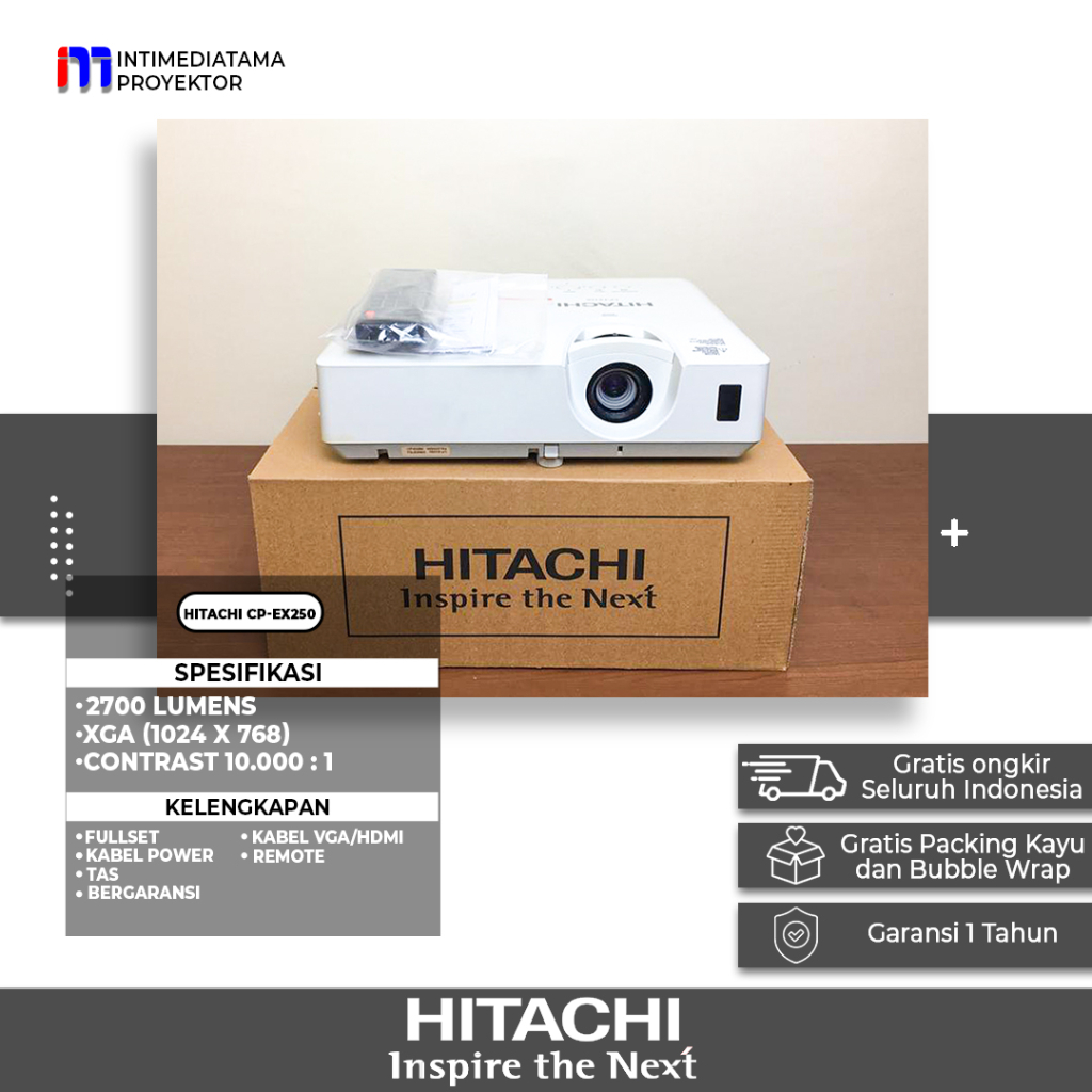 Jual Proyektor Hitachi CP EX250 | Shopee Indonesia
