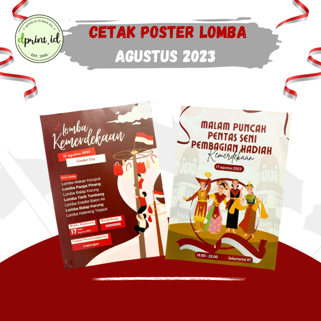 Jual POSTER COSTUM LOMBA 17 AGUSTUS | AGUSTUSAN DEKORASI KEMERDEKAAN ...