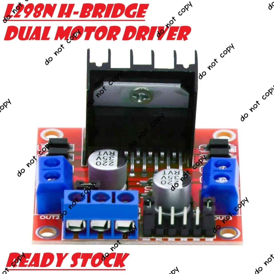 Jual L298N Dual Motor Driver Module L298 H-Bridge Dual Motor L298N ...