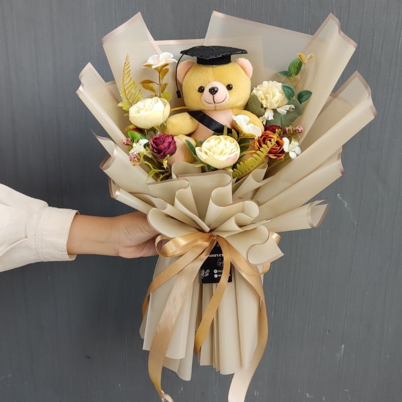 Jual BUKET BONEKA WISUDA / BUKET WISUDA / BUCKET BUNGA PALSU ...