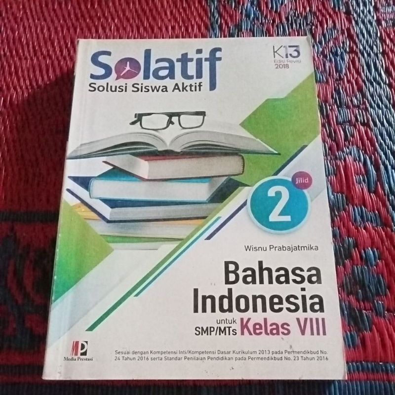 Jual BUKU SOLATIF BAHASA INDONESIA KELAS 2 SMP PENERBIT MEDIA PRESTASI ...