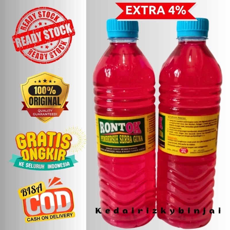 Jual RONTOK PEMBERSIH SERBA GUNA 650ML / PEMBERSIH LANTAI KAMAR MANDI ...
