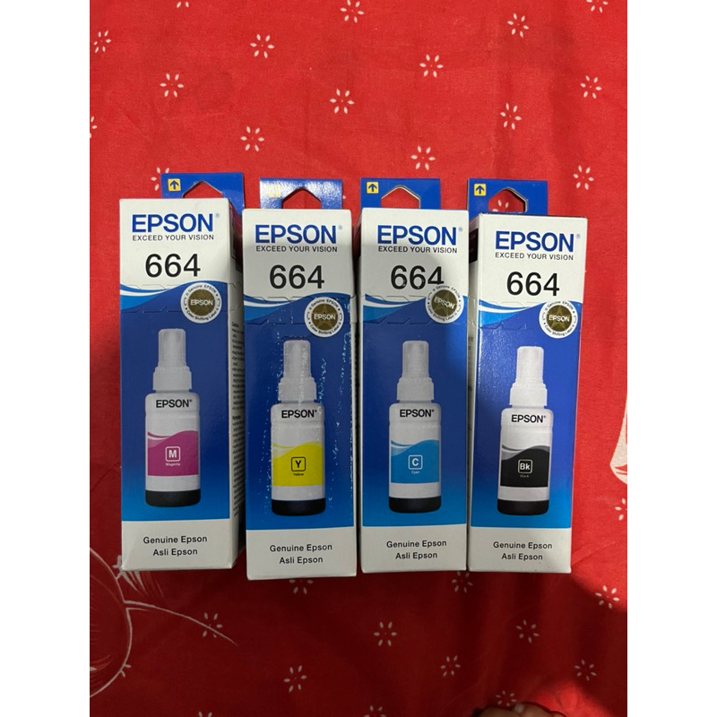 Jual TINTA EPSON ORIGINAL 664 YELLOW ( dikarenakan salah kode) | Shopee Indonesia