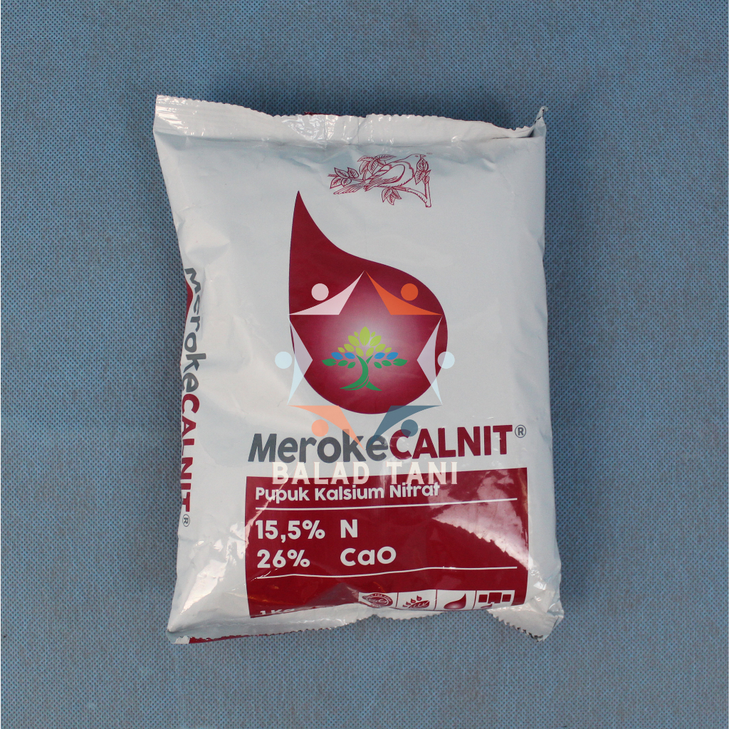 Jual PUPUK MEROKE CALNIT 1 KG KEMASAN PABRIK KALSIUM NITRAT HIDROPONIK ...