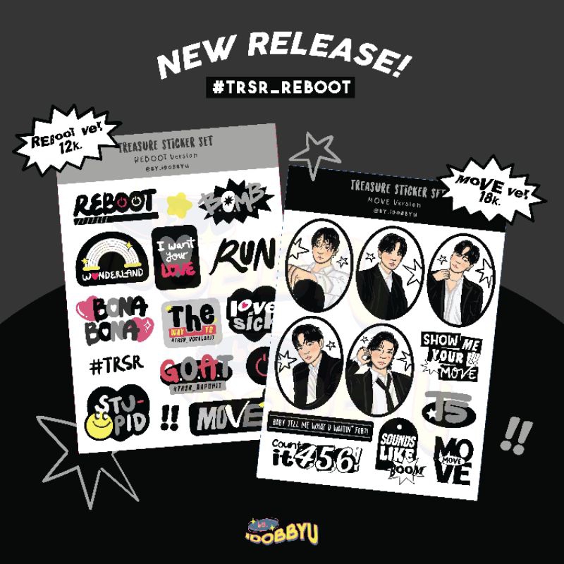 Jual TREASURE Sticker [REBOOT] | Shopee Indonesia