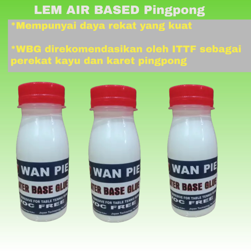 Jual WAN FEI WBG 60ml Lem Tenis Meja Lem Karet Bad Bet Bat Blade ...