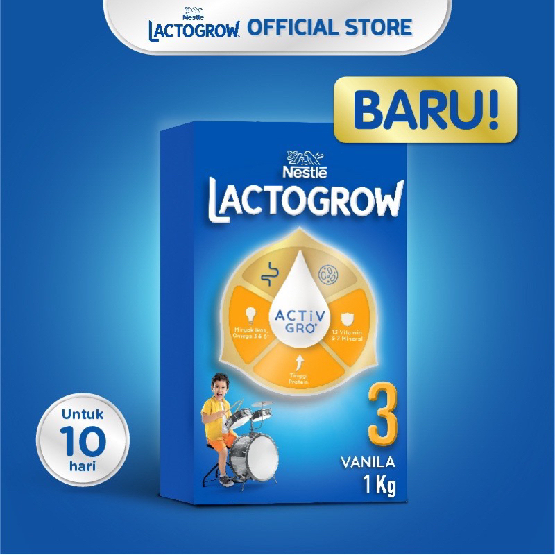 Jual Nestle LACTOGROW 3 (untuk usia 1-3 tahun) | Shopee Indonesia