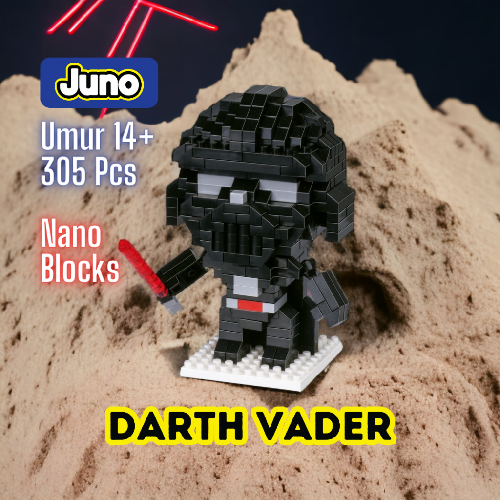Jual Juno Mainan Balok Star Wars Nano Block Micro Block Darth Vader ...