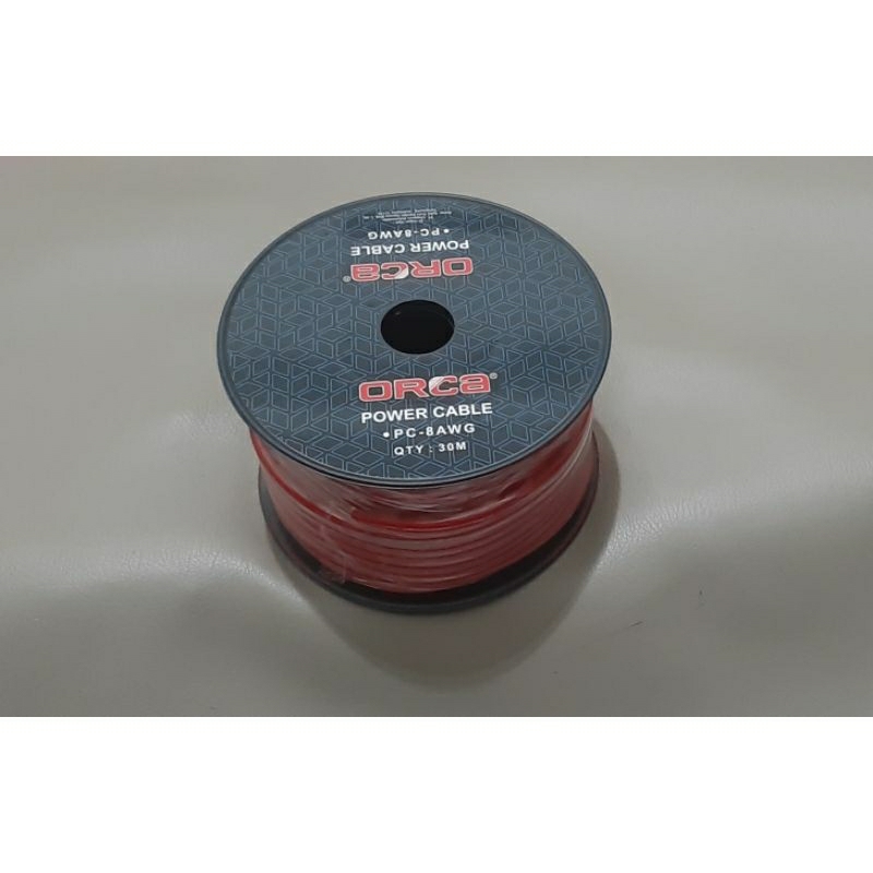 Jual Per Roll Kabel 8 AWG ORCA PC- 8AWG Per Rol Per 1 Rol Cable Cabel ...