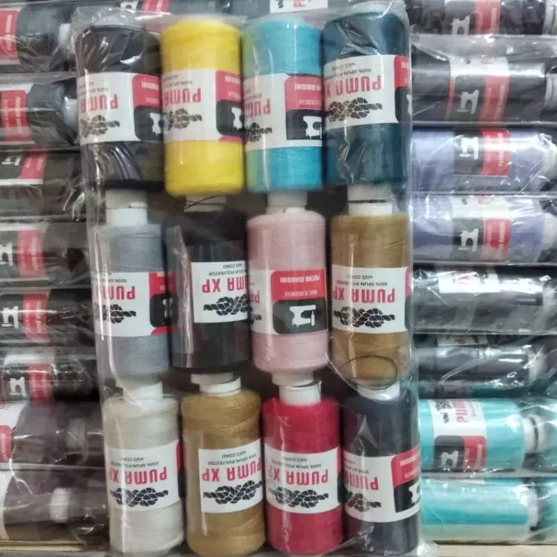 Jual Benang Jahit Set Warna Lengkap 1 Lusin 40/2 500 Yard | Shopee ...