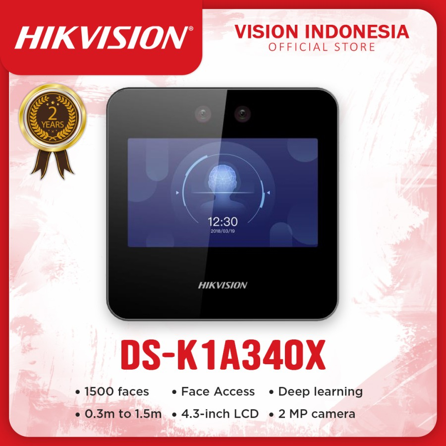 Jual HIKVISION DS-K1A340X - ACCESS CONTROL DS-K1A340X FACE / FINGER ...