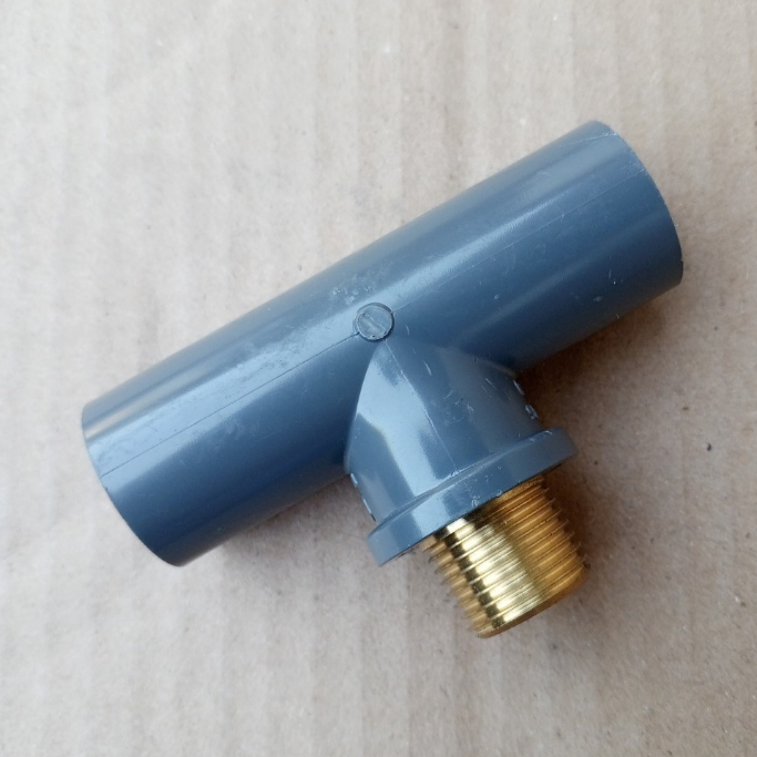 Jual SCG Sambungan Pipa PVC Tee Drat Luar Kuningan AW 1/2 Inci | Shopee ...