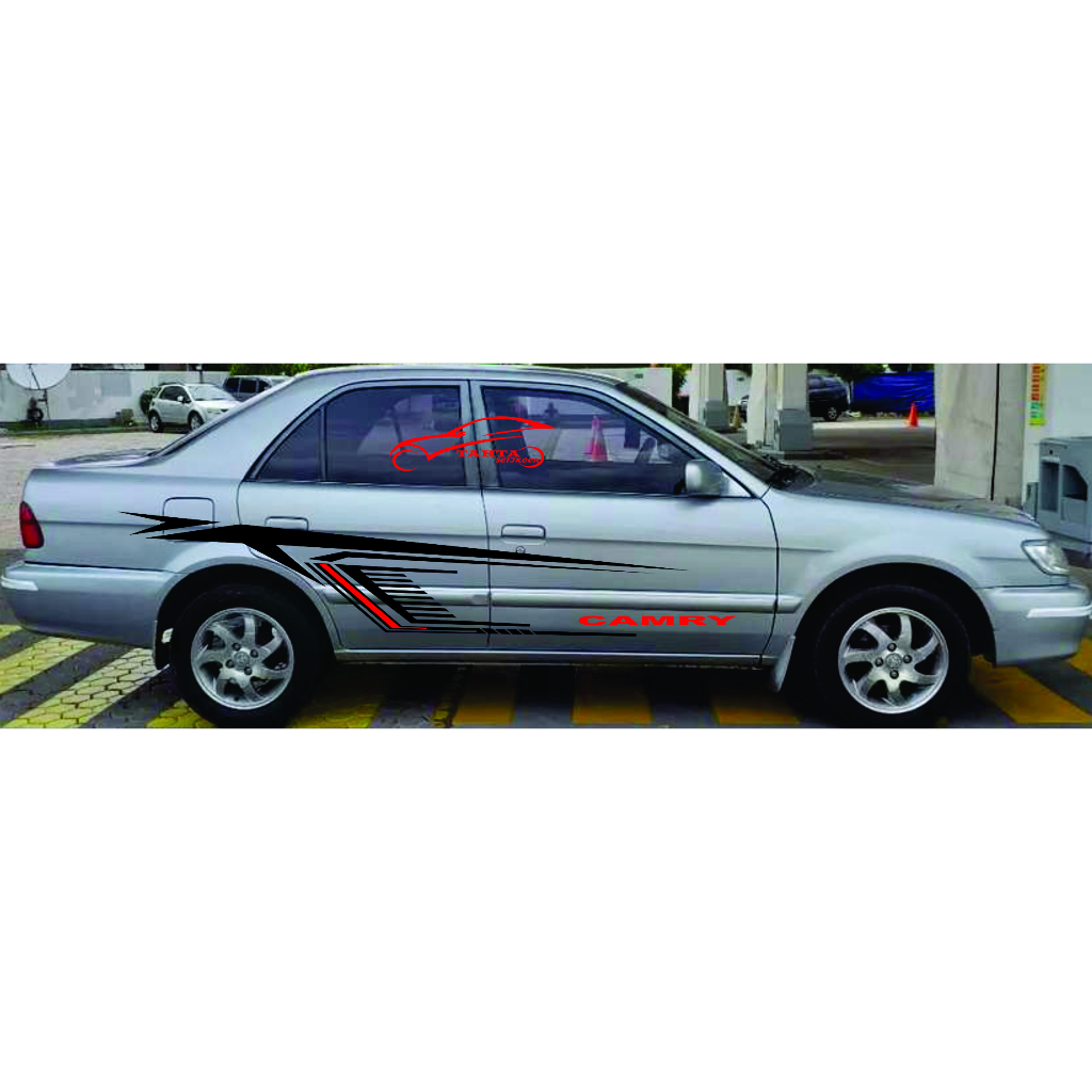 Jual Promo stiker sticker mobil stiker toyota soluna stiker body mobil ...