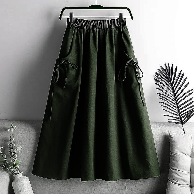 Jual DANIELA SKIRT HS KATUN LINEN Rok Wanita ROK WANITA TERBARU ...