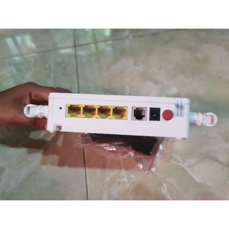 Jual modem router zte f663nv9 xpon set adaptor 12v 1a support bridge ...
