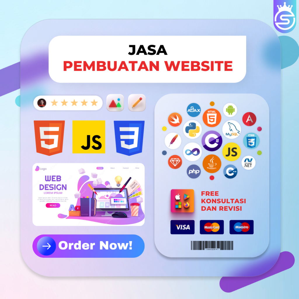 Jual [TERBAIK] Pembuatan Web Website Developer Custom | Layanan ...