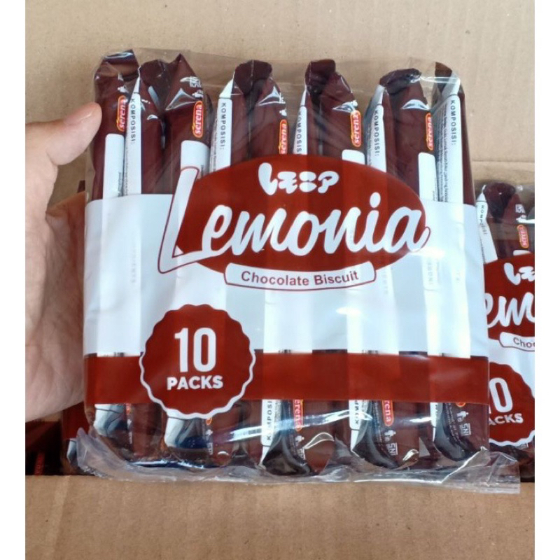 Jual Lemonia Rasa Cokelat renceng isi 10 ( 10 x 18 g ) | Shopee Indonesia