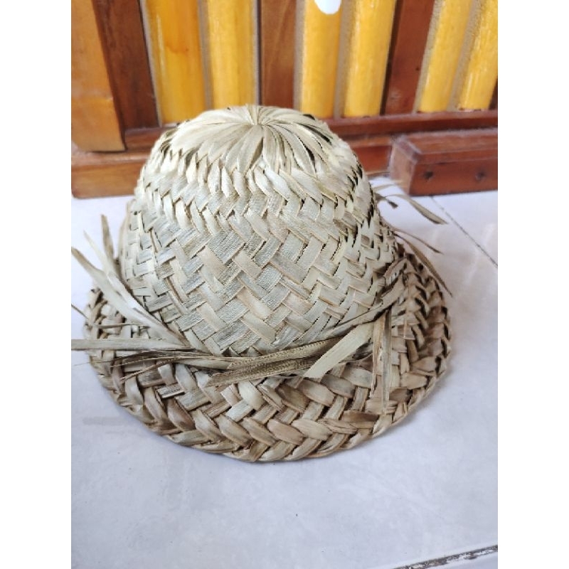 Jual Topi Anyaman Daun Kelapa Khas Petani Bali | Shopee Indonesia