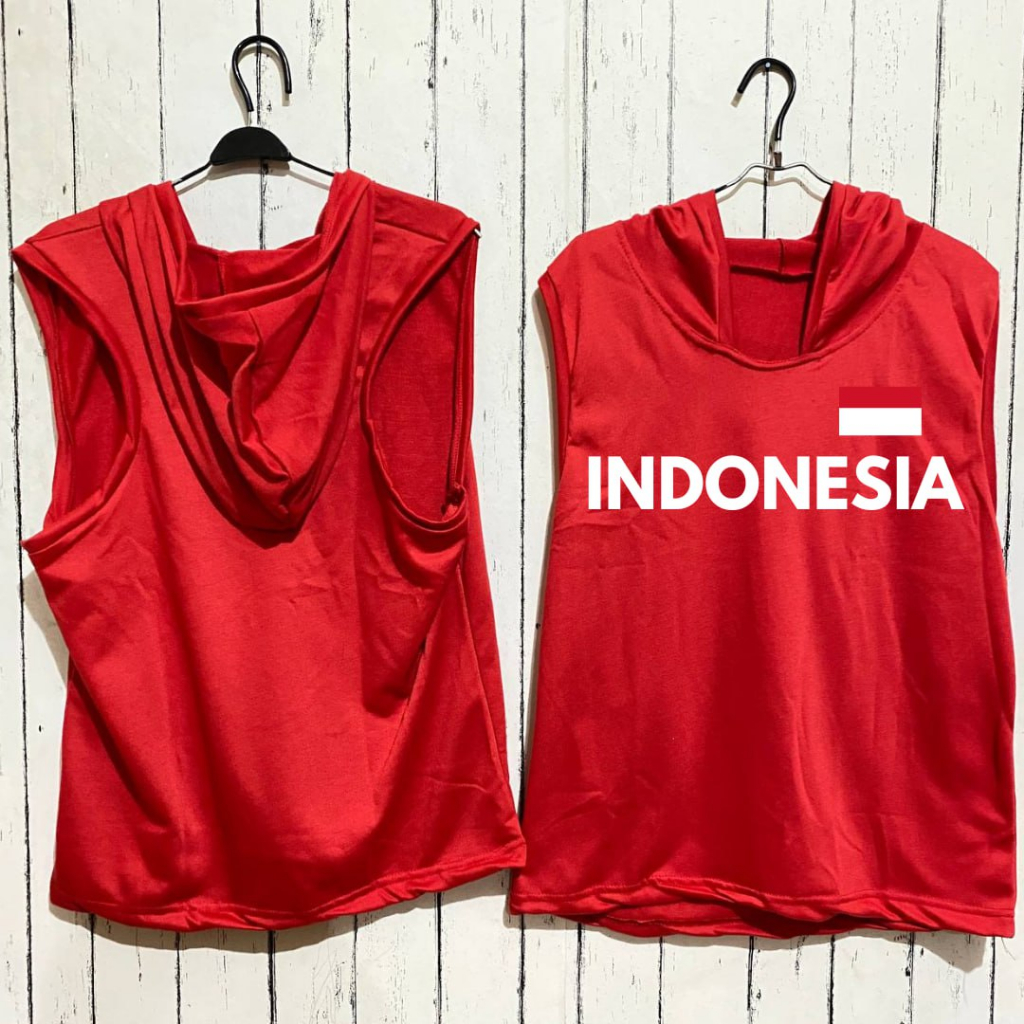 Jual May Clothing- Rompi Indonesia Merah Putih 17 Agustus Dewasa Bahan ...