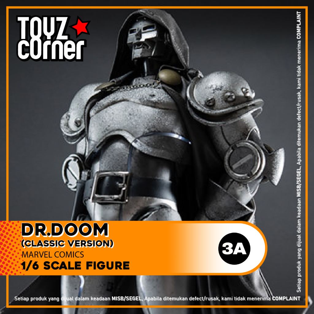 Jual Toyz Corner - Three A 1/6 Scale Figure Doctor Doom (Classic ...