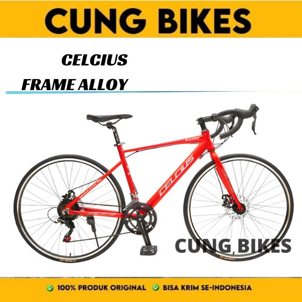 Jual Sepeda Balap Celcius Roadbike 700c Frame Alumunium | Shopee Indonesia