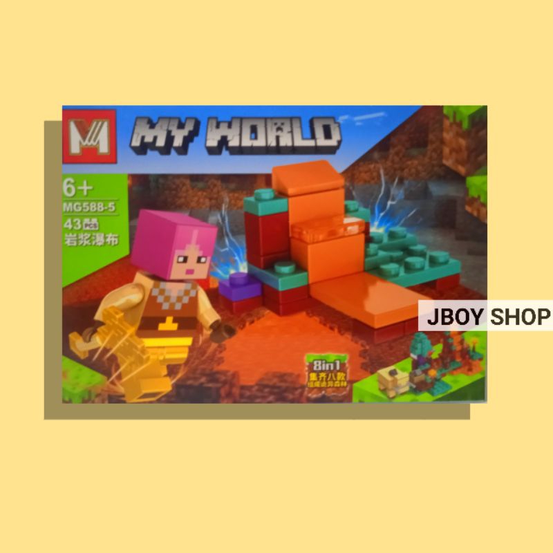 Jual MAINAN BALOK SUSUN FIGURE MINECRAFT / BUILDING BRICK BALOK FIGURE ...