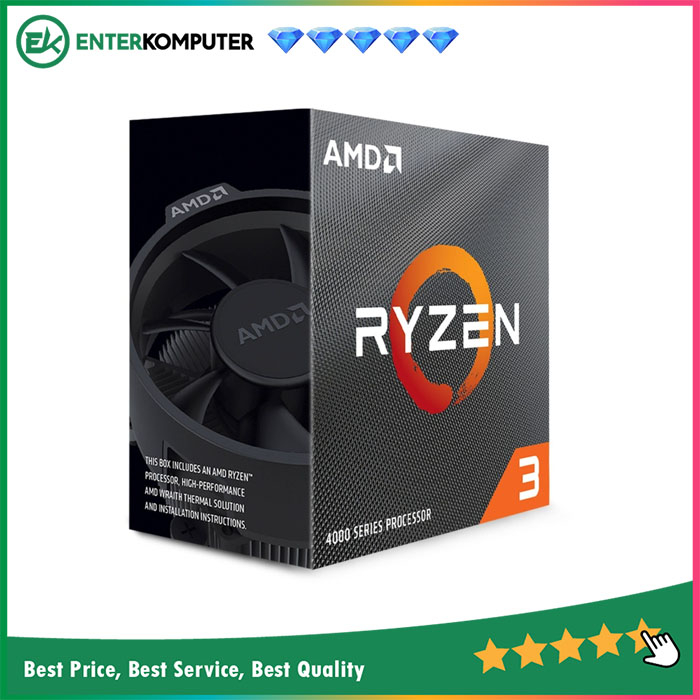 Jual AMD Ryzen 3 4100 3.8Ghz Up To 4.0Ghz Cache 4MB 65W AM4 [BOX] - 4 ...