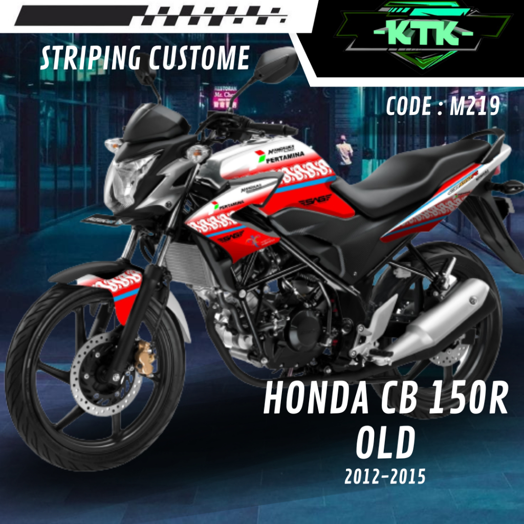 Jual Lis Striping Sticker Variasi Aksesoris List Stiker Pelindung Body Logo Emblem Motor Honda ...