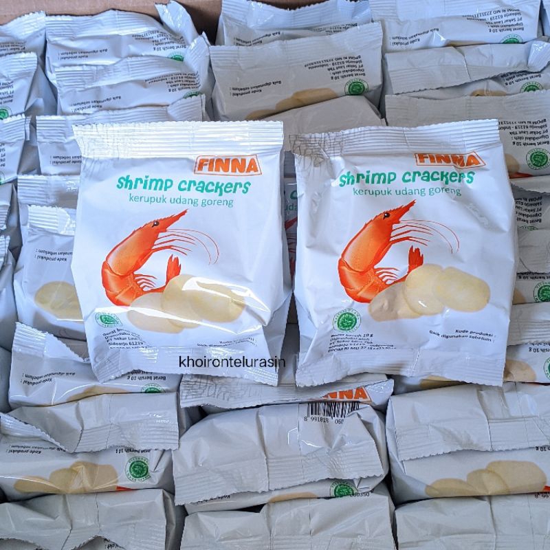 Jual FINNA KERUPUK UDANG GORENG MATANG 10gr | Shopee Indonesia