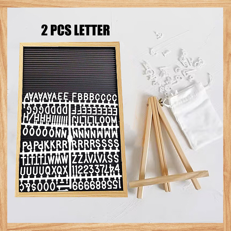 Jual Papan Nama Bayi SET / Felt Letter Board Premium Papan Huruf Pesan ...