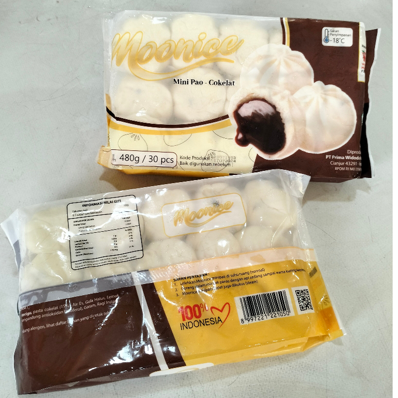 Jual Moonice MiniPao Bakpau Mini Rasa Coklat Free Buble Wrap Dan Kardus ...