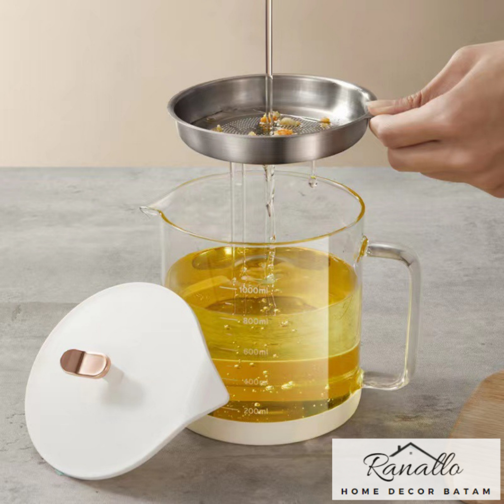 Jual Kitchen Oil Pot ( Wadah minyak ) | Shopee Indonesia