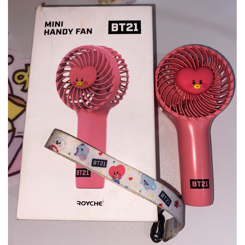 Jual Mini Handy Fan BT21 Tata Official Limited Edition Preloved ...