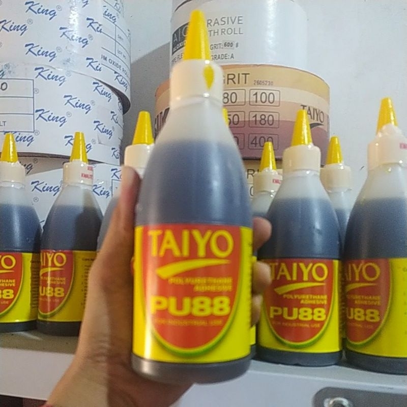 Jual Lem Pu polyurethane taiyo 88 Lem busa Lem Kayu basah Lem madu ...