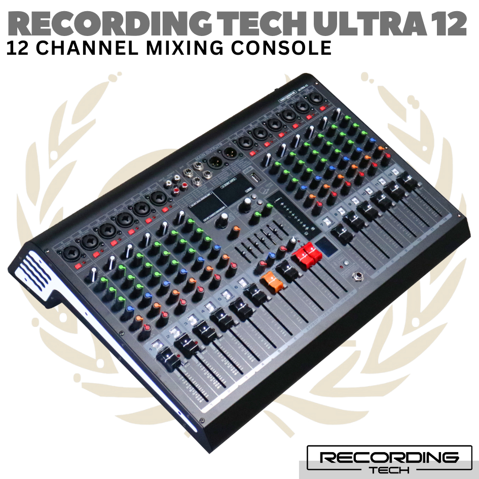 Jual RECORDING TECH ULTRA 12 MIXING CONSOLE Audio Mixer 12 Channel ...