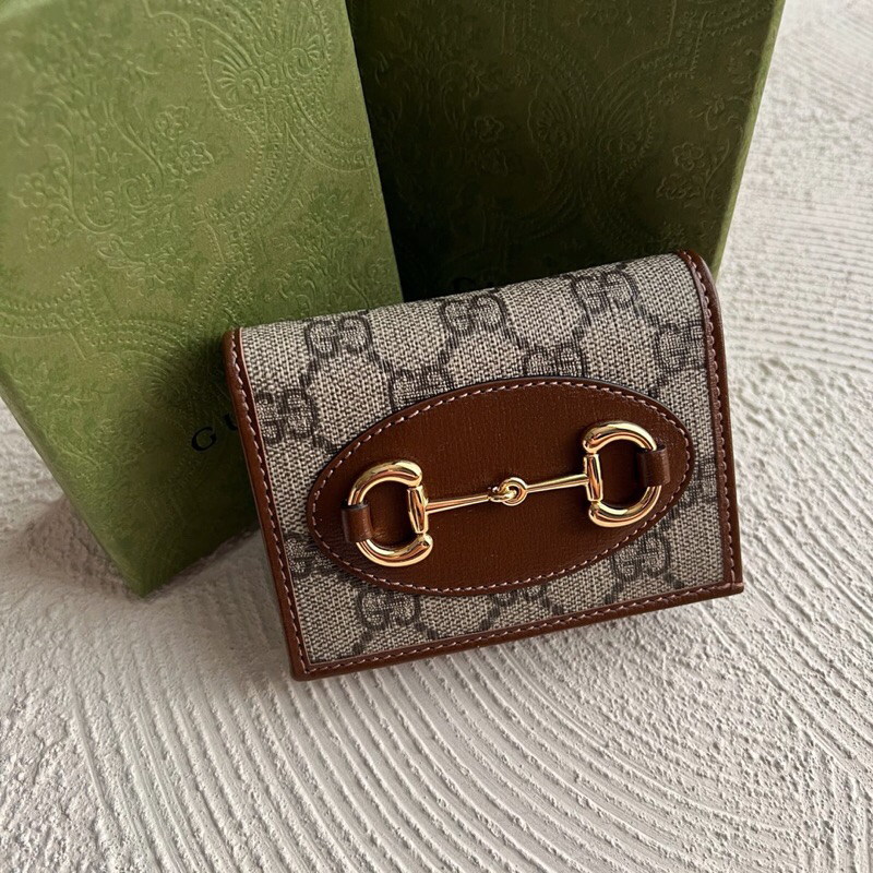 Jual DOMPET BRANDED WANITA ORIGINAL - Gucci horsebit 1955 compact ...