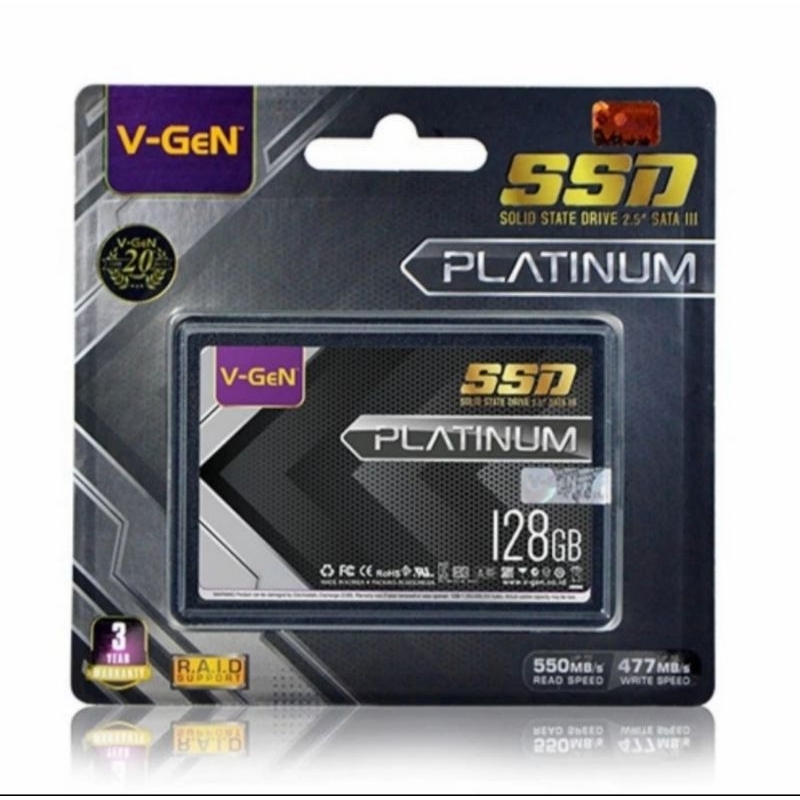 Jual SSD V-Gen 128GB - Sata 3 VGen 128 GB | Shopee Indonesia
