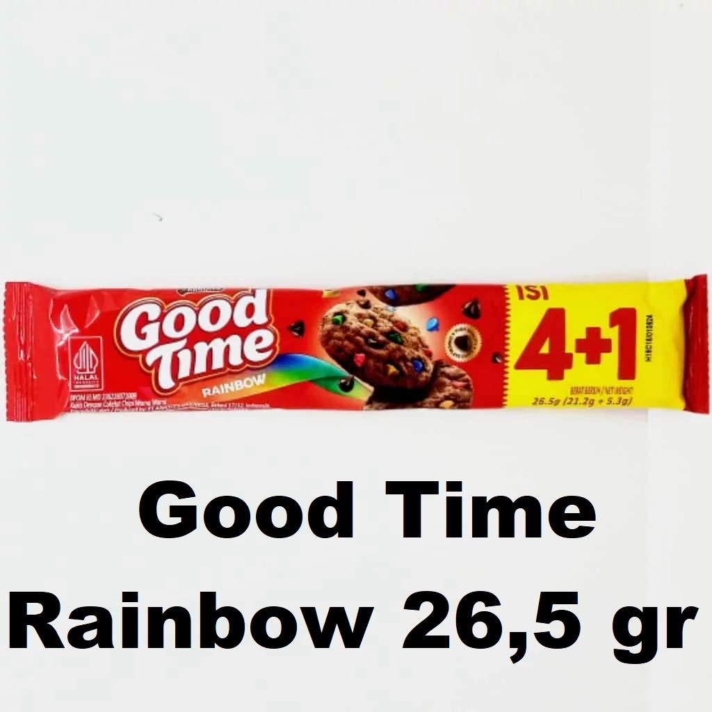 Jual Wafer Good Time Rainbow 2 Pcs x 26,5 gr - Biskuit Goodtime Rainbow ...