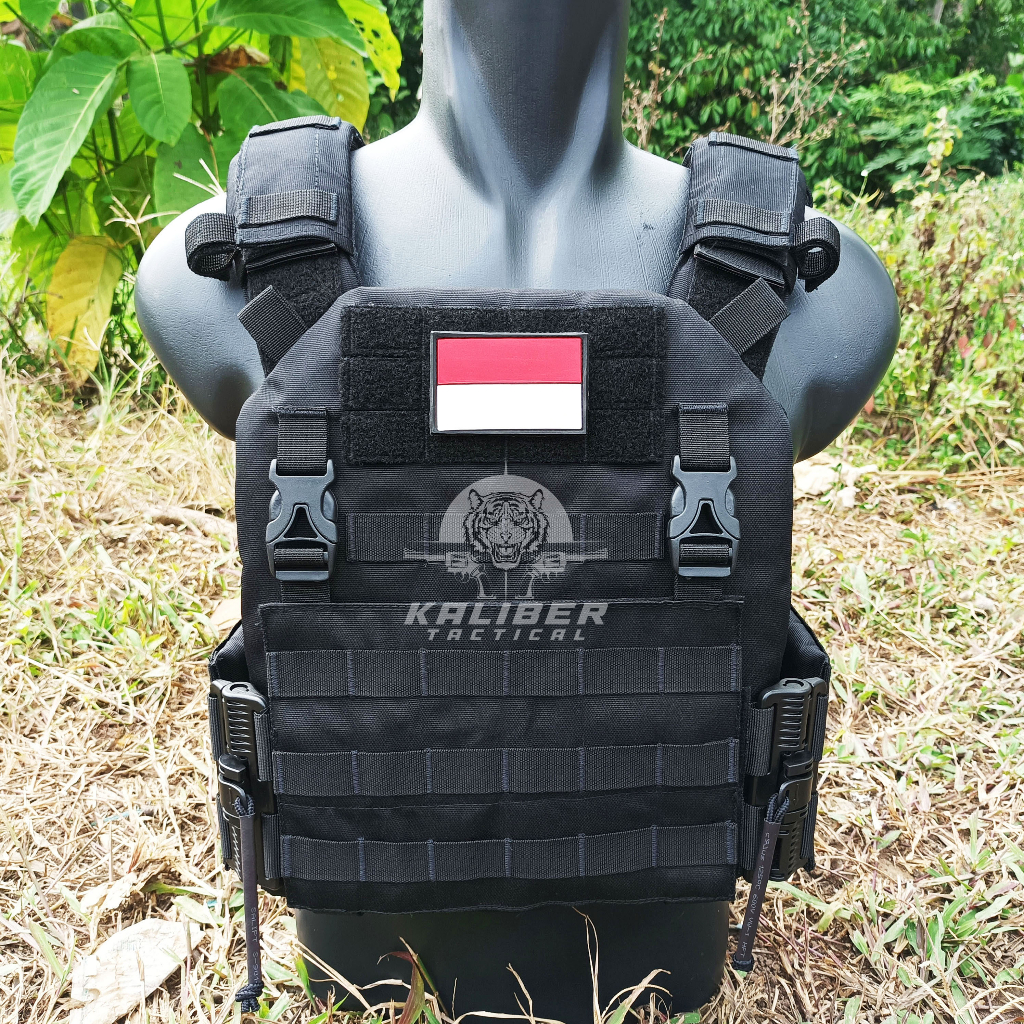 Jual Rompi Body Vest Tactical Quick Release Polosan Jahitan Full ...