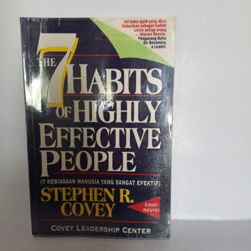 Jual The 7 Habits of highly effective people stephen r.covey | Shopee Indonesia