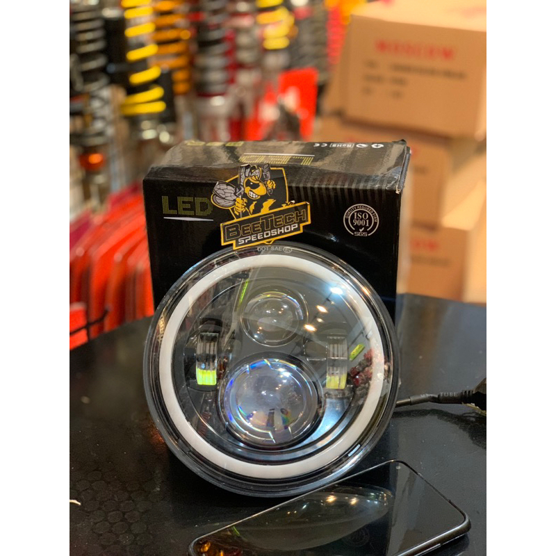 Jual LAMPU DEPAN DAYMAKER 7INCHI G40R RGB LIGHT FORCE NINJA R/SS BISA ...