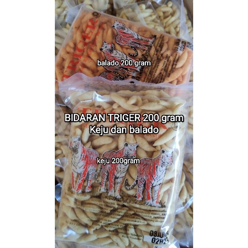 Jual Bidaran Keju Triger 200gram Jan 2027 | Shopee Indonesia