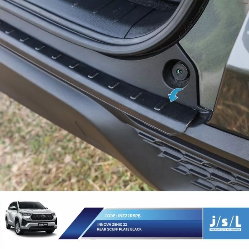 Jual JSL Sillplate Belakang / Rear Scuff Plate Innova Zenix 2022 Hitam ...