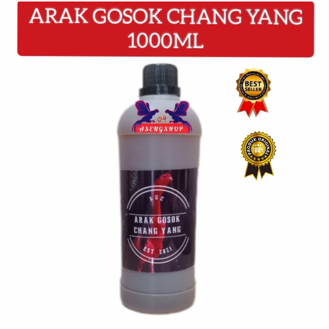 Jual ARAK gosok CHANG YANG khusus Ayam ( 1000 ml ) | Shopee Indonesia