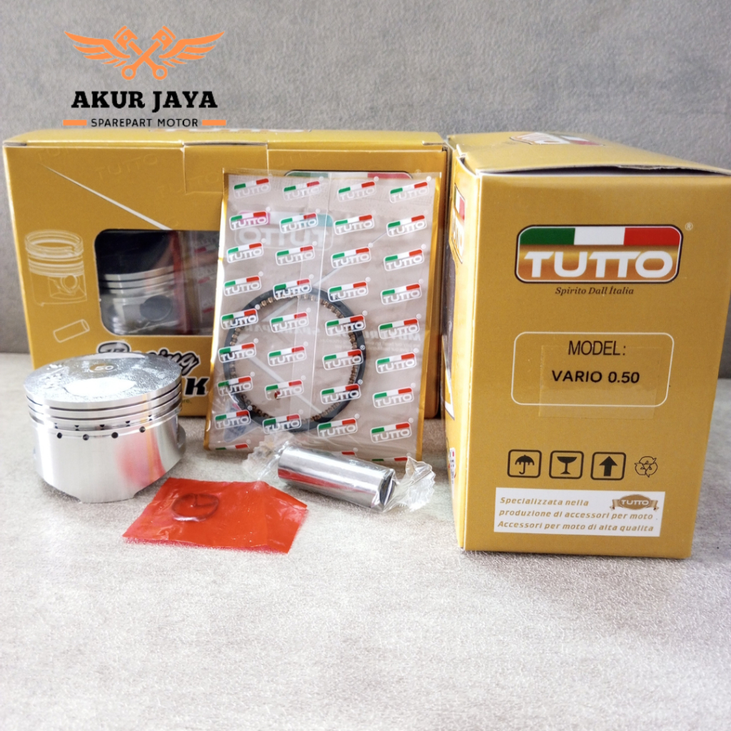 Jual PISTON KIT TUTTO VARIO PISTON KIT 1SET HONDA VARIO MERK TUTTO ...