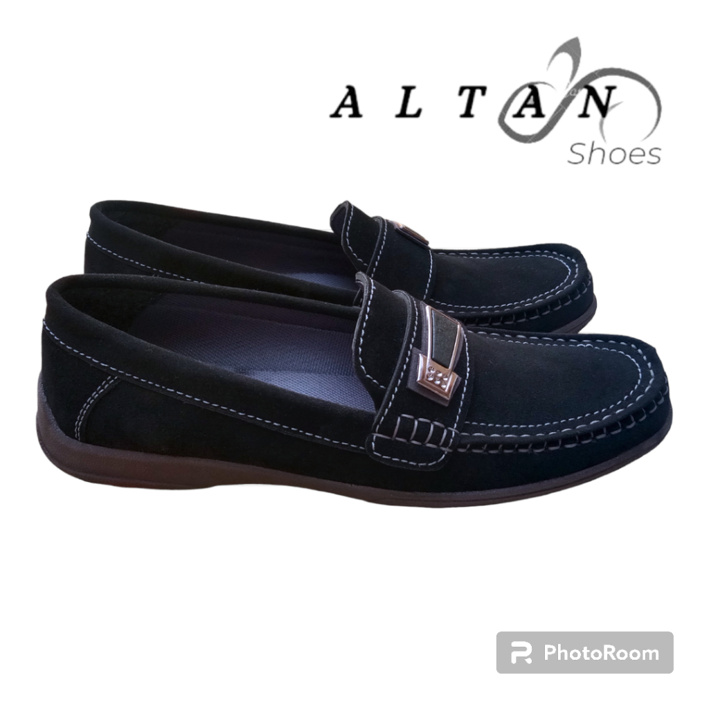 Jual (ALTAN)kd.014 Sepatu Kerja Hitam/Sepatu Pria Keren Awet/Sepatu ...