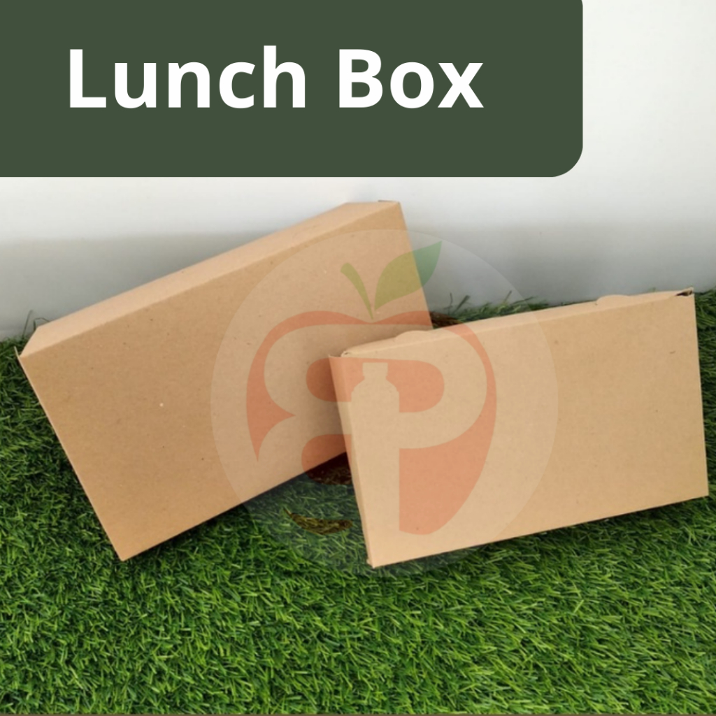 Jual [ PACK ISI 100PCS ] PAPER LUNCH BOX / KEMASAN LUNCH BOX / BOX AYAM ...