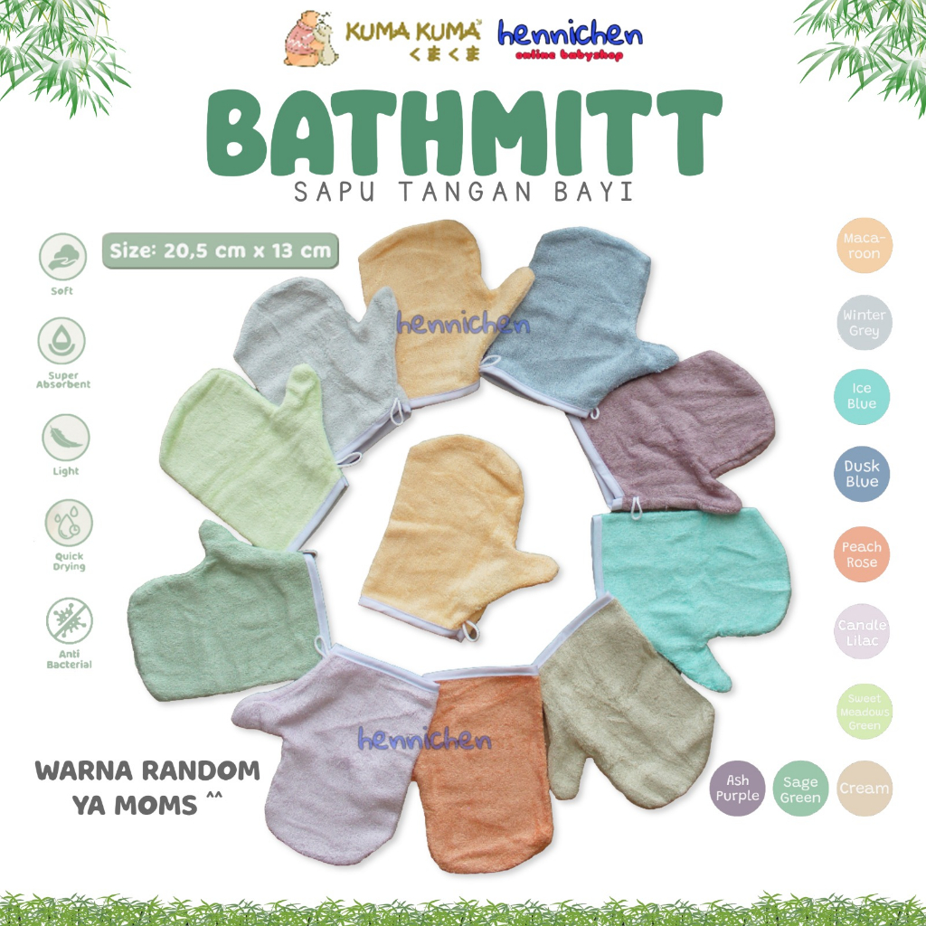Jual KUMA KUMA BATHMITT WASHLAP BAYI SAPU TANGAN BAYI SAPU TANGAN MANDI ...